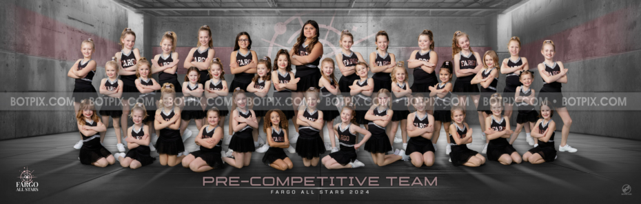 Pre-Competitive Team – Fargo All Stars 2024 Team Pano – BOTpix.com