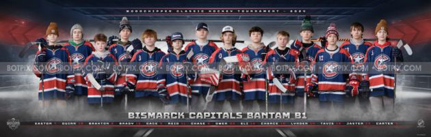 BTM B1 BISMARCK CAPITALS – 2024 WOODCHIPPER CLASSIC TEAM PANO – BOTpix.com